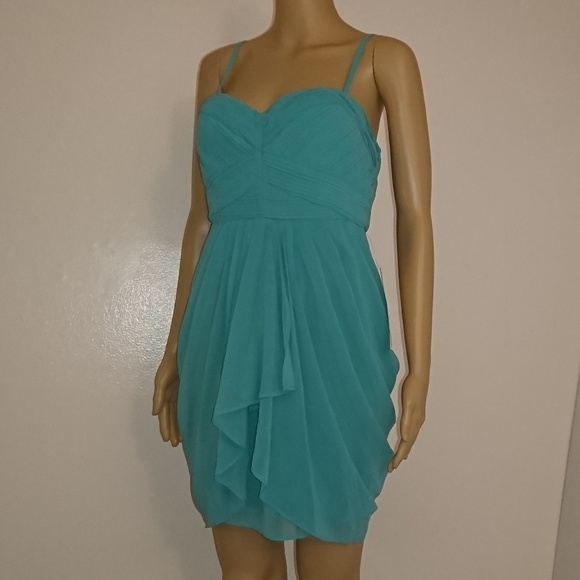 Minuet Petite | Dresses | Nwt Turquoise Ruffled Minuet Dress Size M ...
